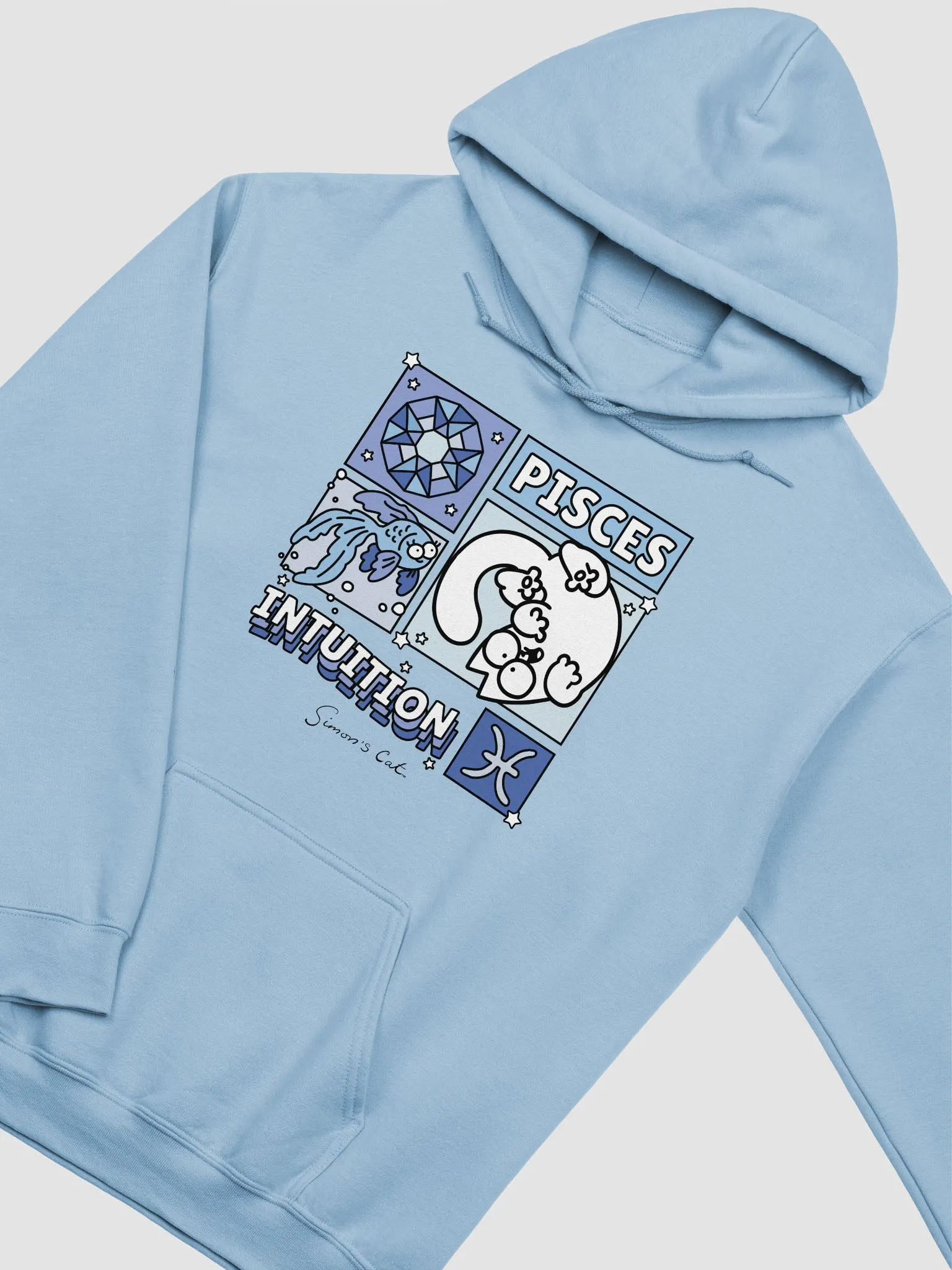 Pisces Hoodie | Simon's Cat Merch