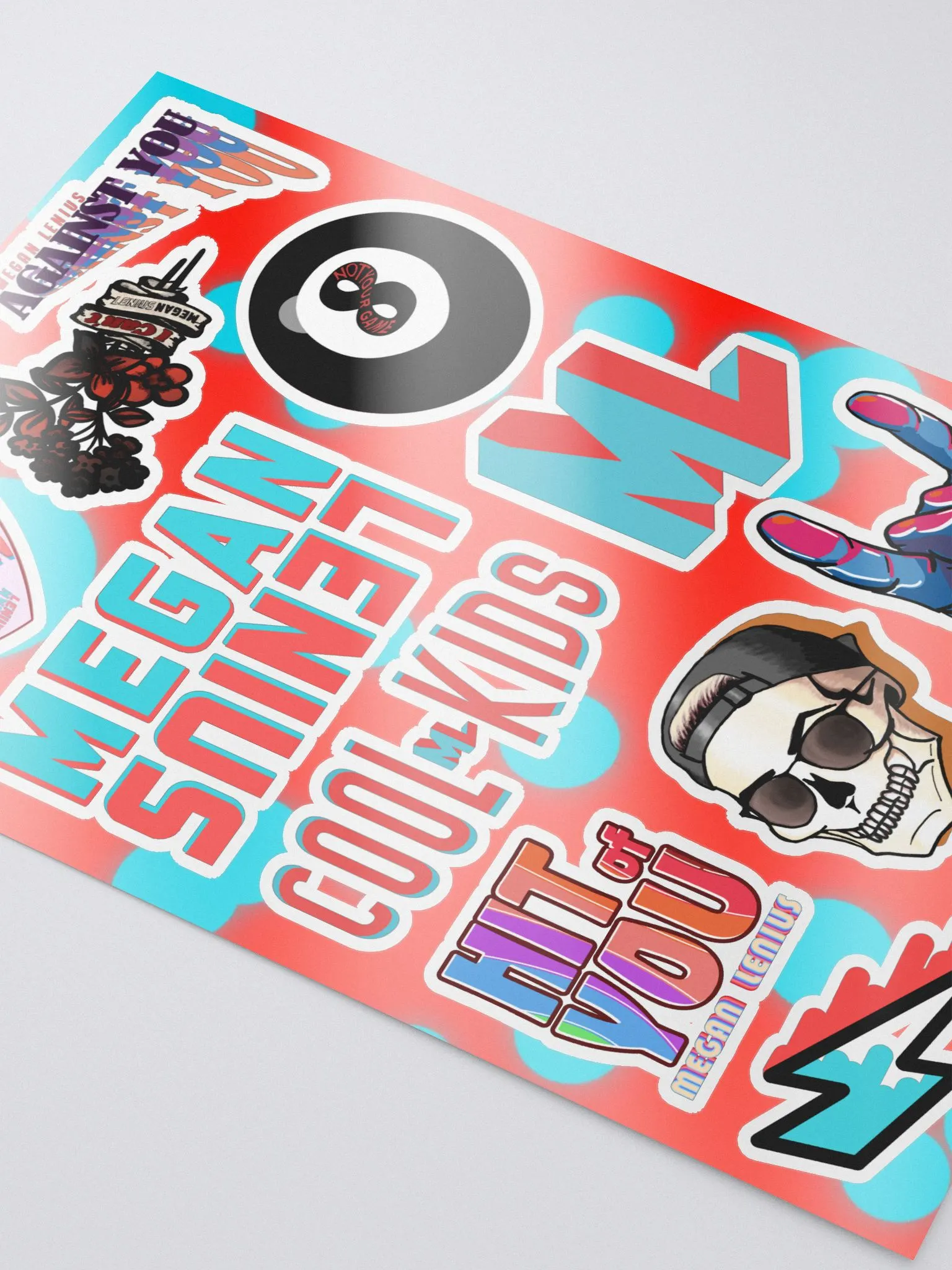 Megan Lenius Sticker sheet | MeganLenius
