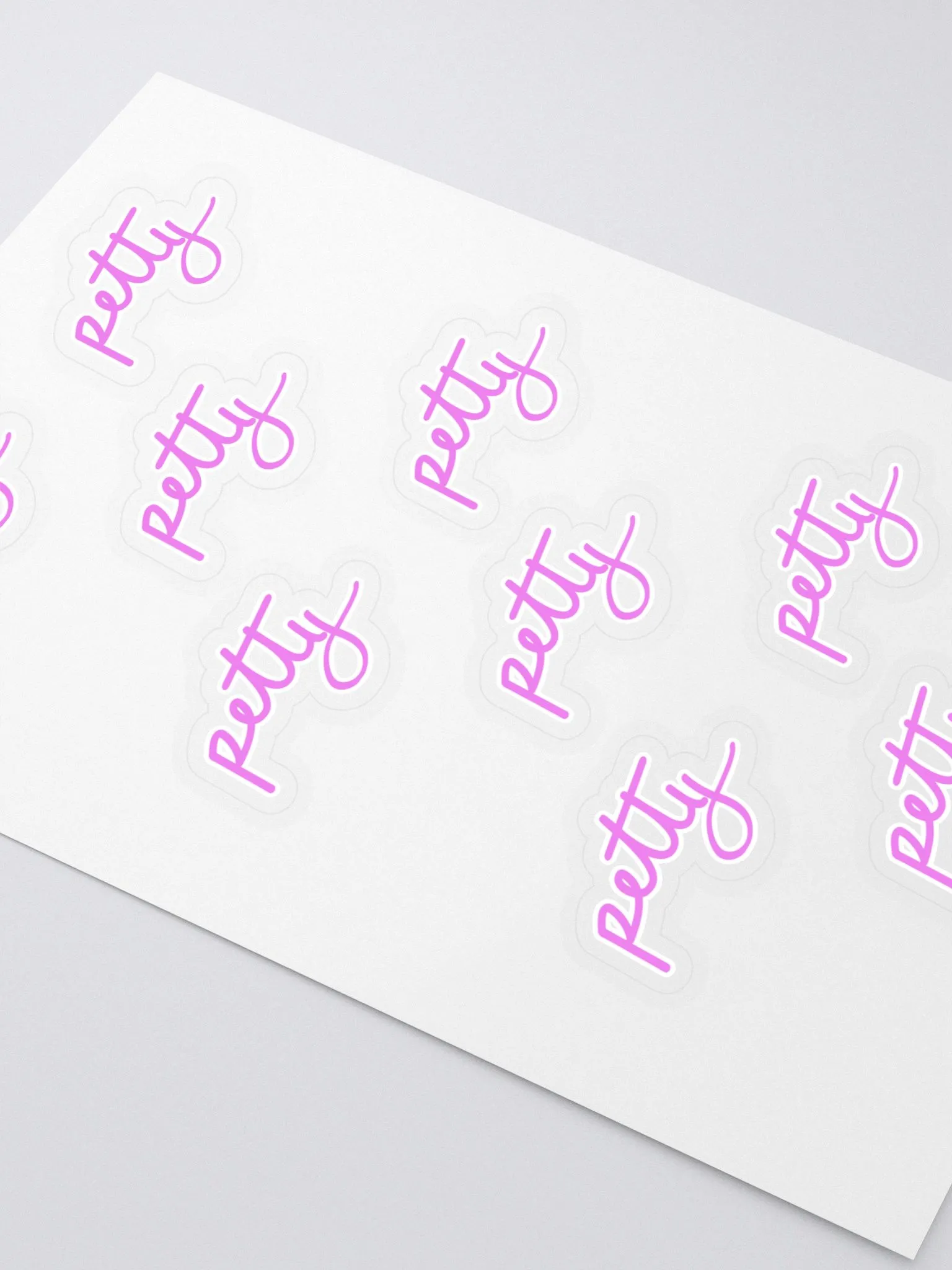 Petty Sticker Sheet - Pink | Charlotte Dobre