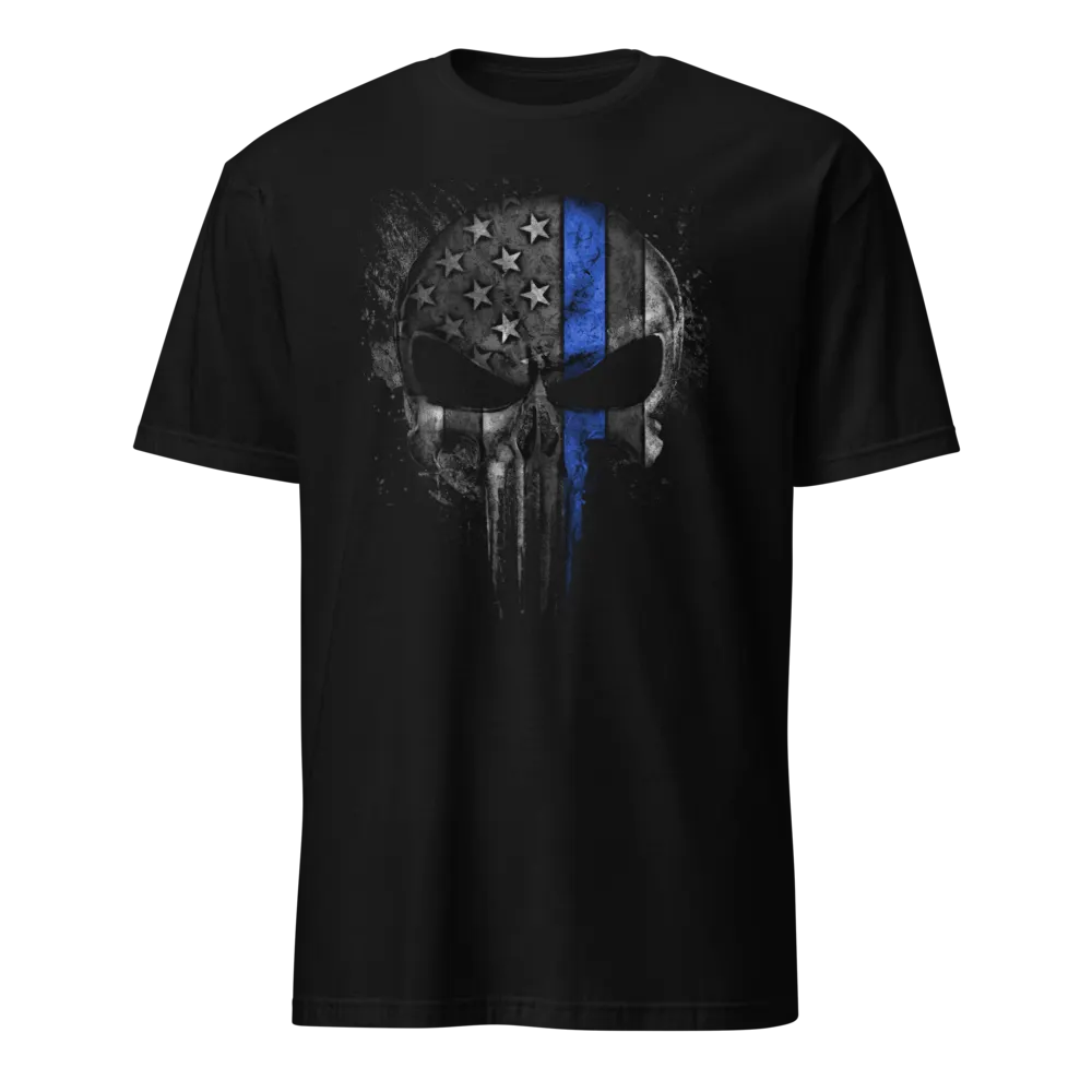 Thin Blue Line Skull | 1nation