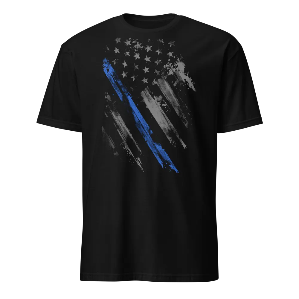 Crosswise Thin Blue Line Flag | 1nation