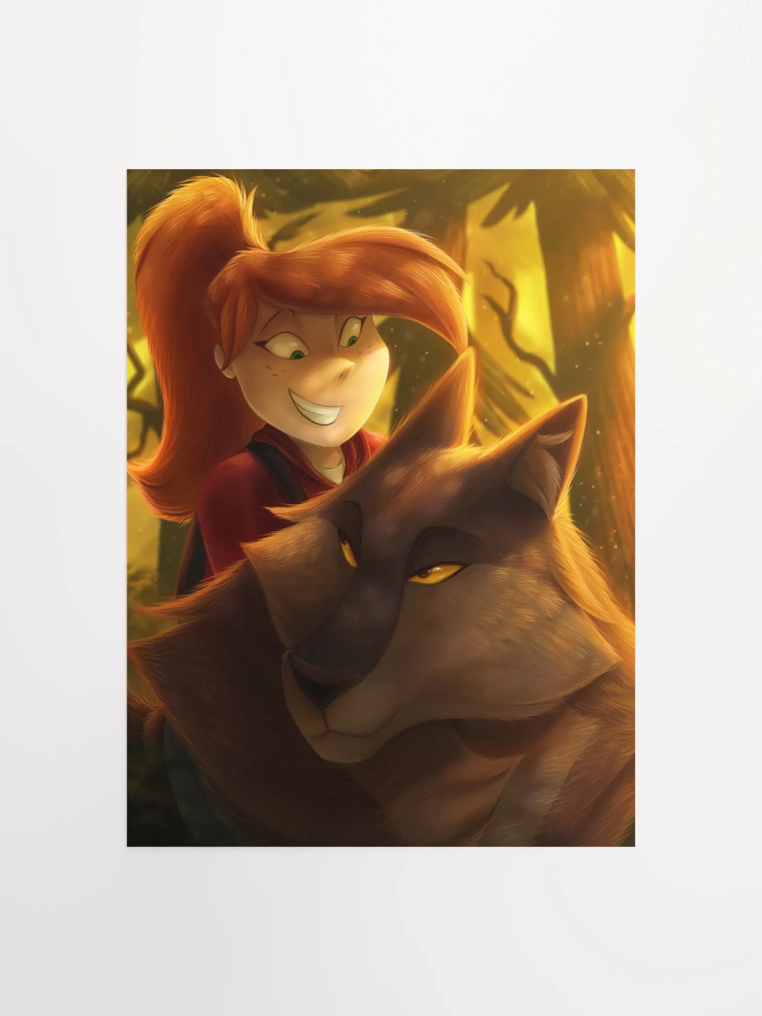 Cassie & the Wolf Poster | Roseshards Animation