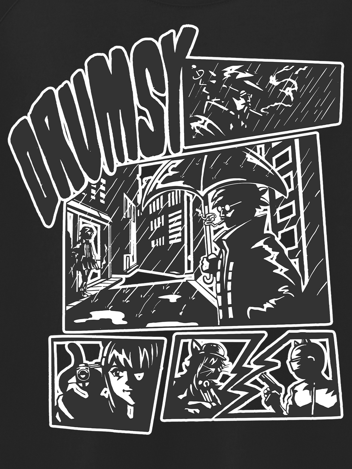 NOIR Sweater (Black) | Drumsy