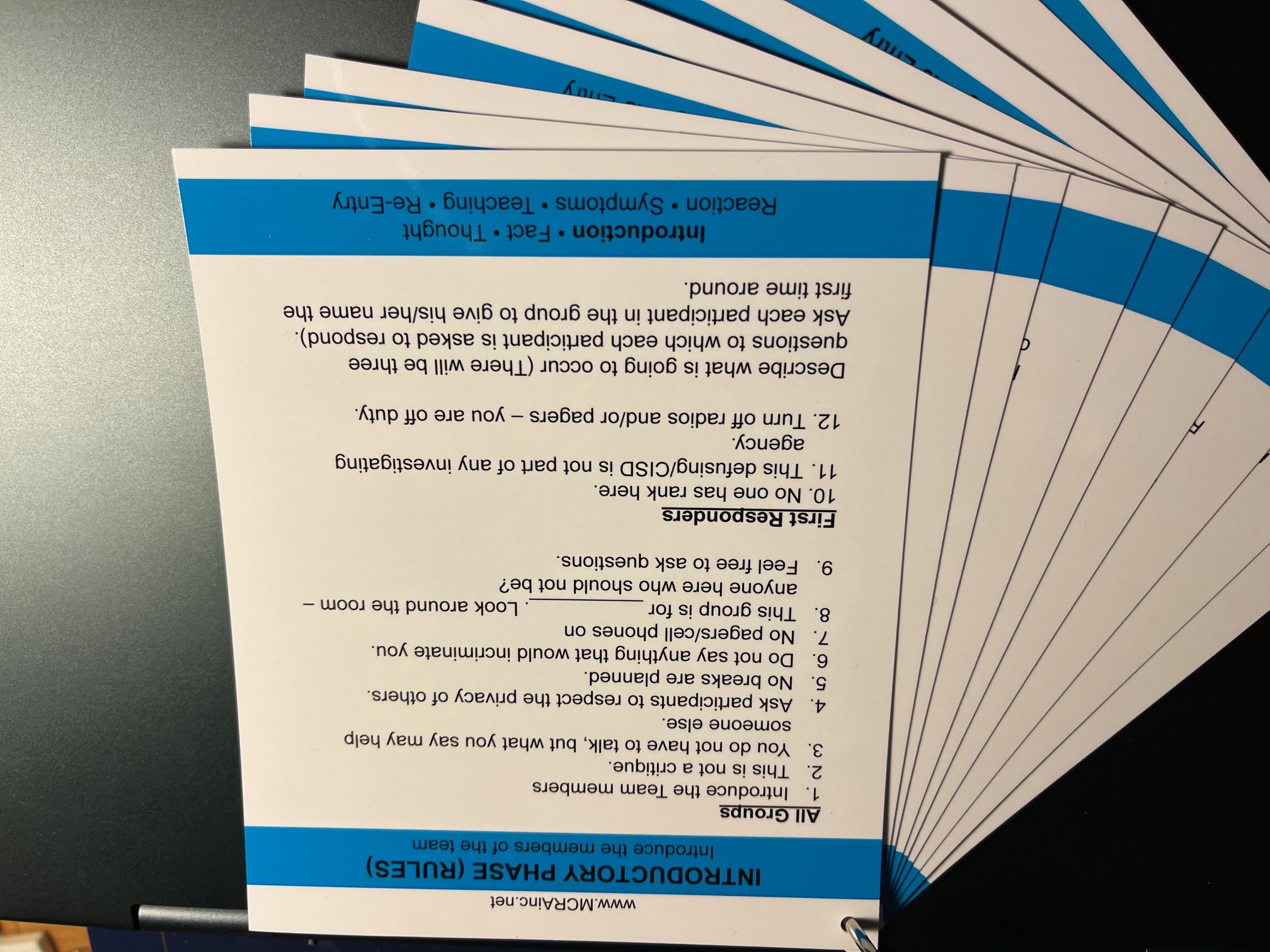 CISD Guide Card Set | MCRA Store