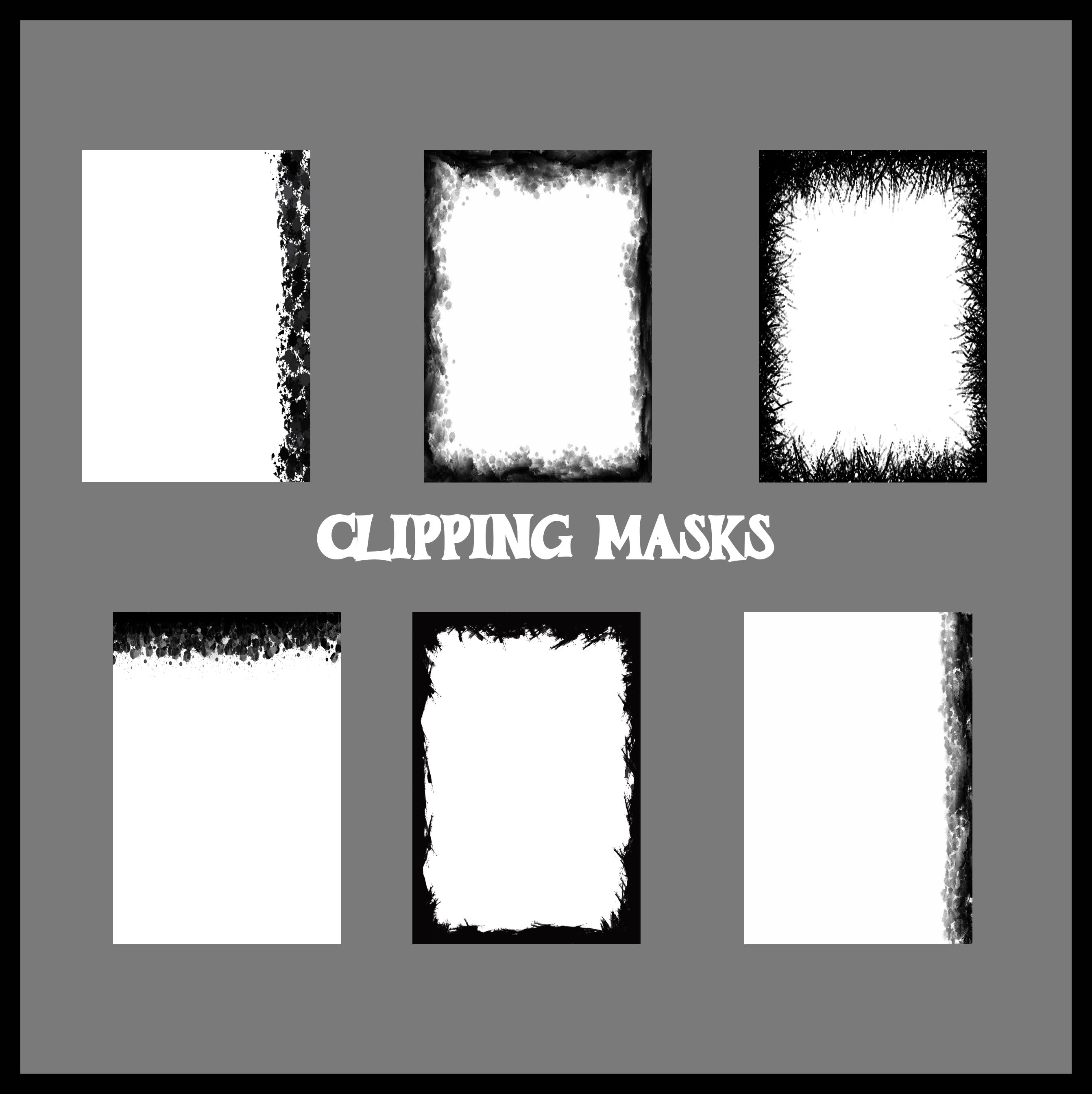 CLIPPING MASKS BUNDLE # 1 | TheCheekyWitch
