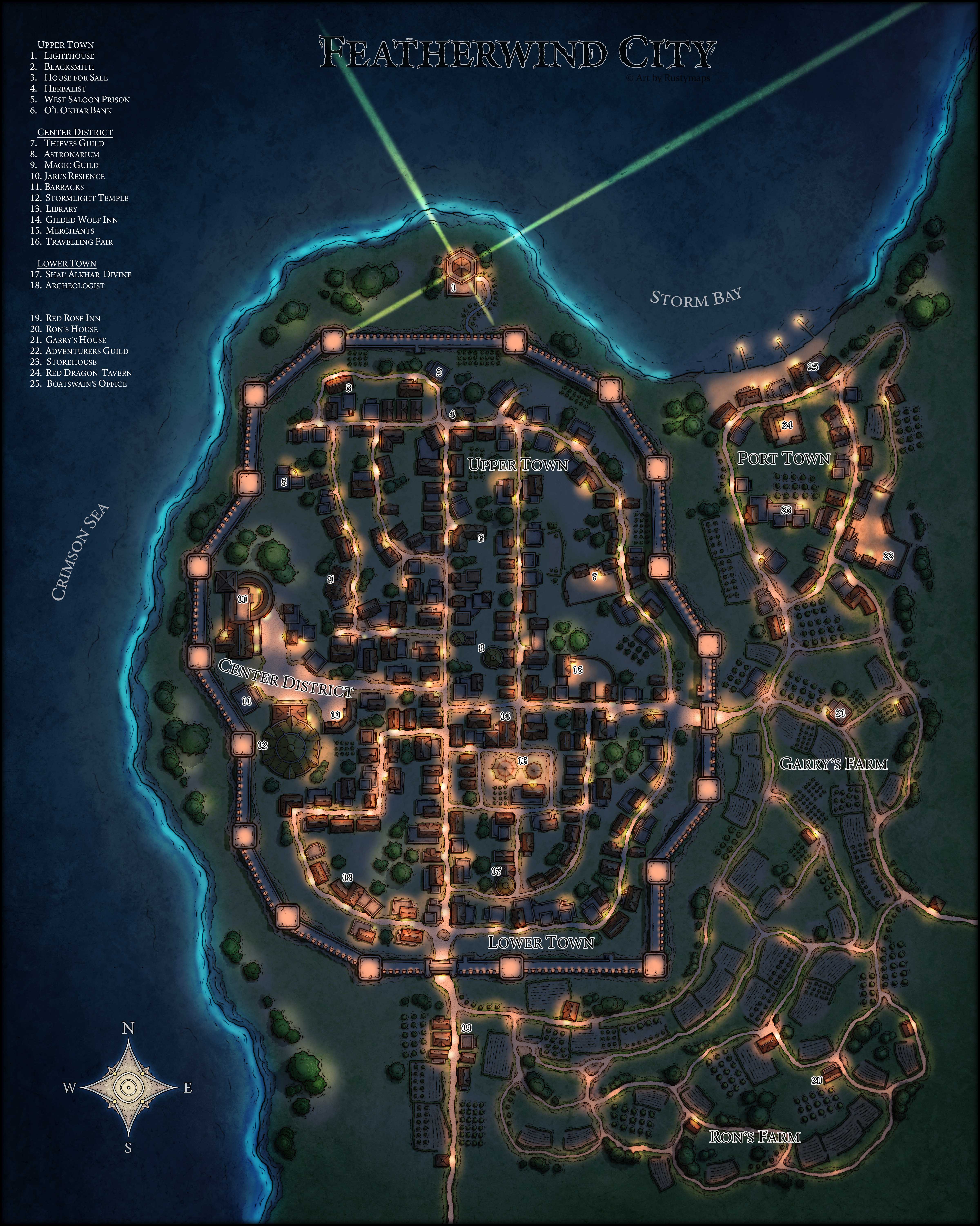 Featherwind city | Rustymaps