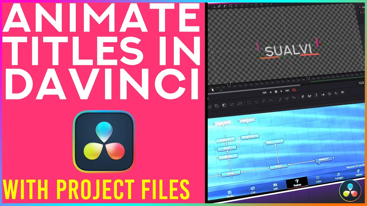 DaVinci Resolve Minimalist Animated Title | SUALVI