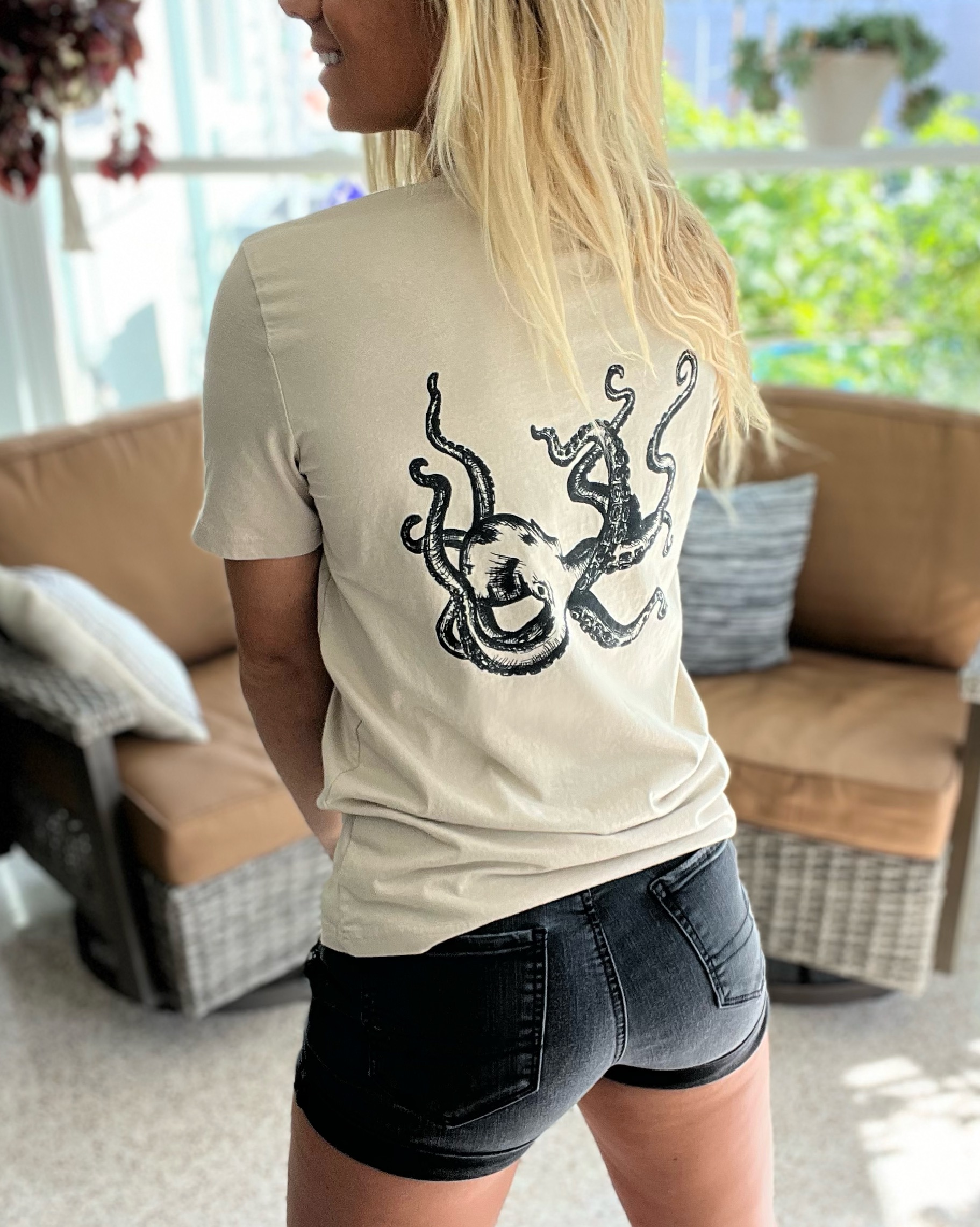Organic Cotton Octopus Tee | Erica Lynn