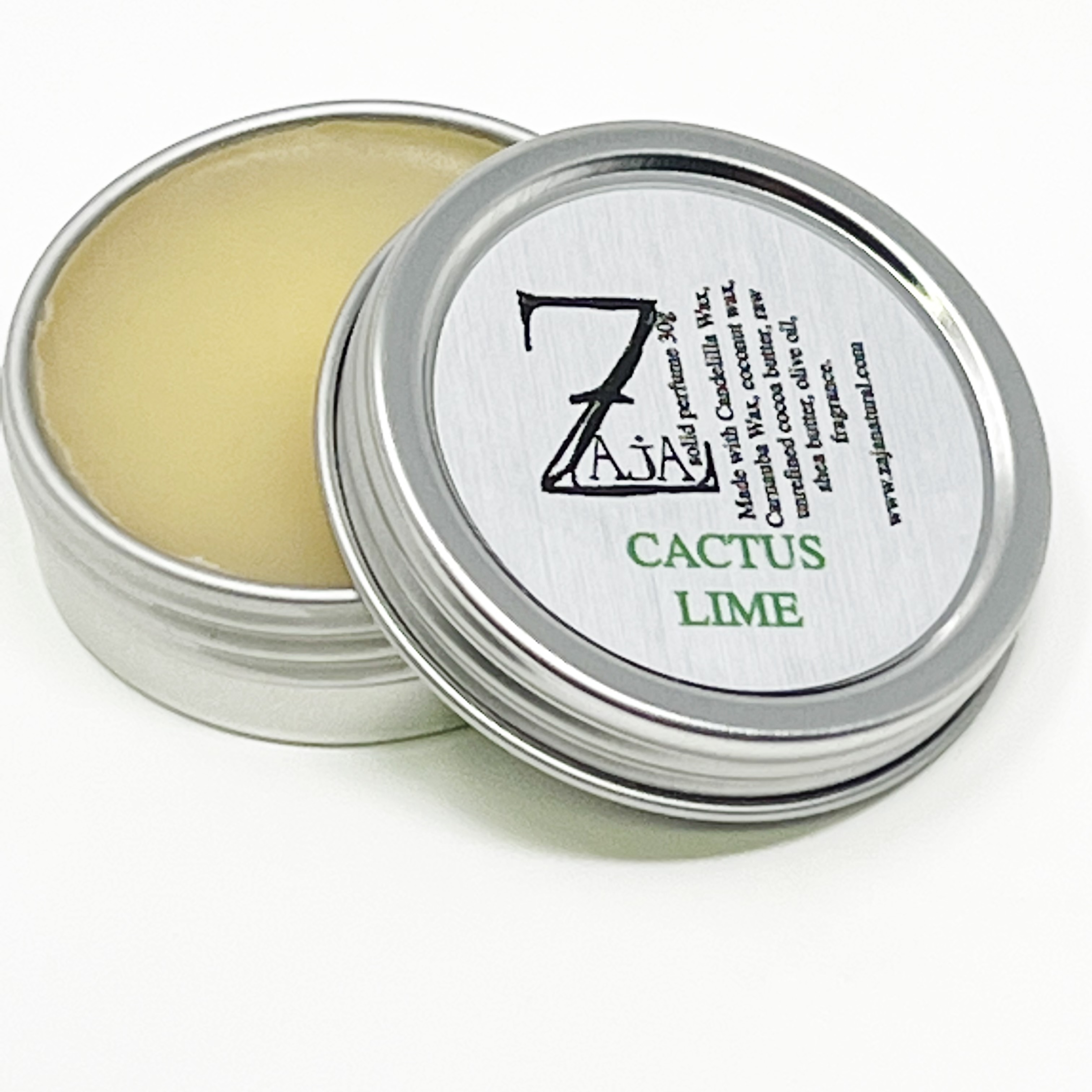 Cactus Lime Solid Perfume 30g | ZAJA Natural