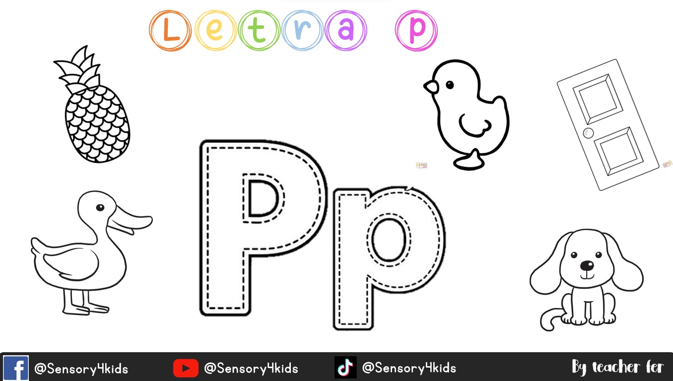 Kit completo de actividades fonema Pp | Sensory4kids