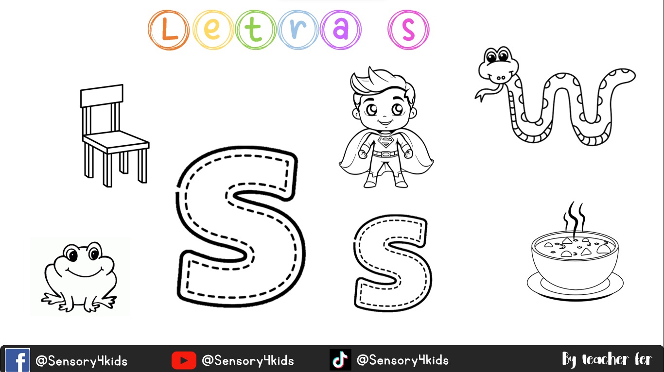Kit completo de actividades fonema Ss | Sensory4kids