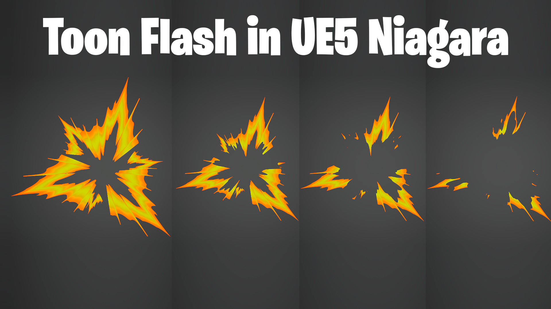 2D Toon Flash in Unreal Engine 5.4 Niagara Tutorial | Download Files | CGHOW