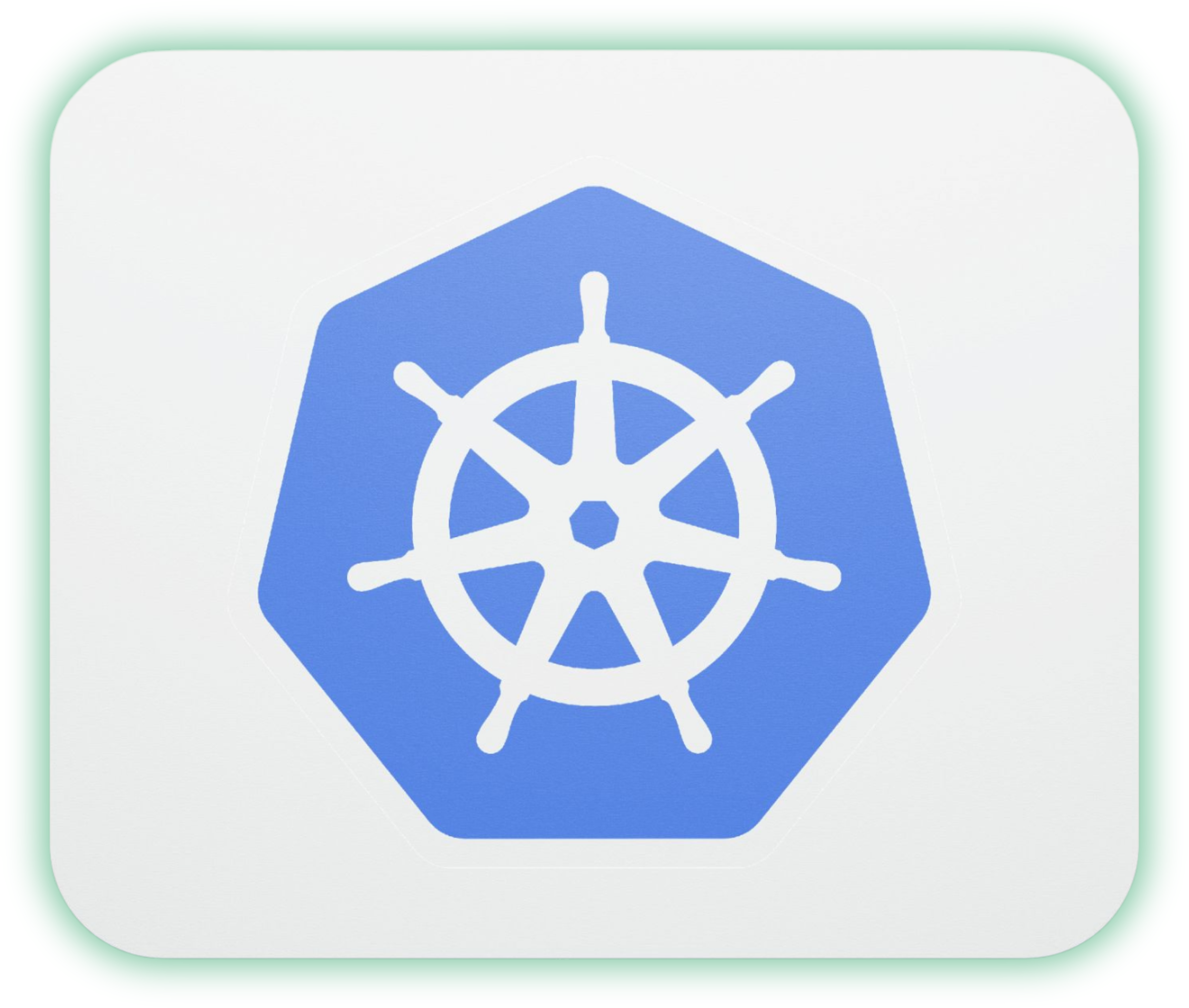 Kubernetes Icon Mouse Pad | Learn Linux TV