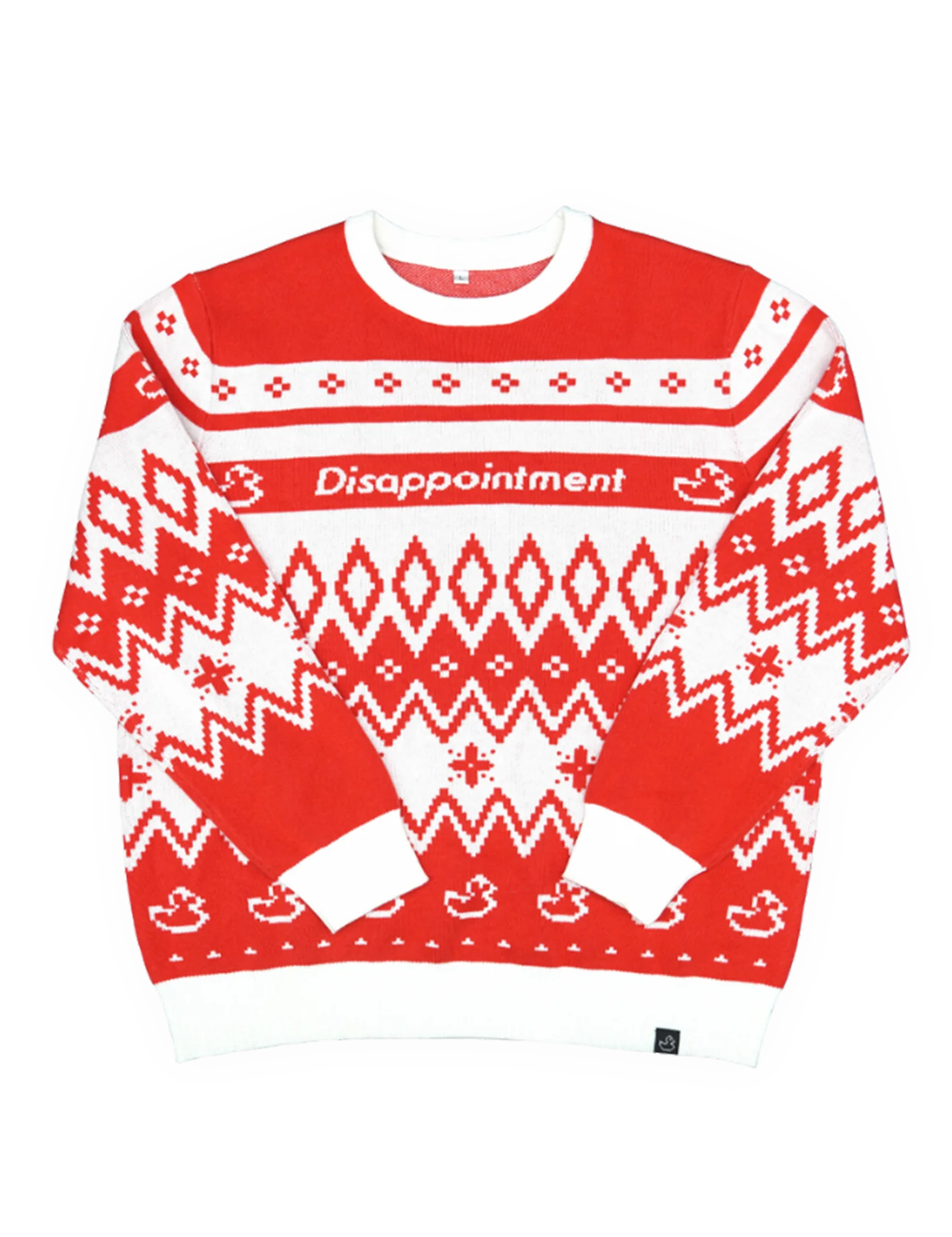 Disappointment Holiday Sweater | Official Duck Studios