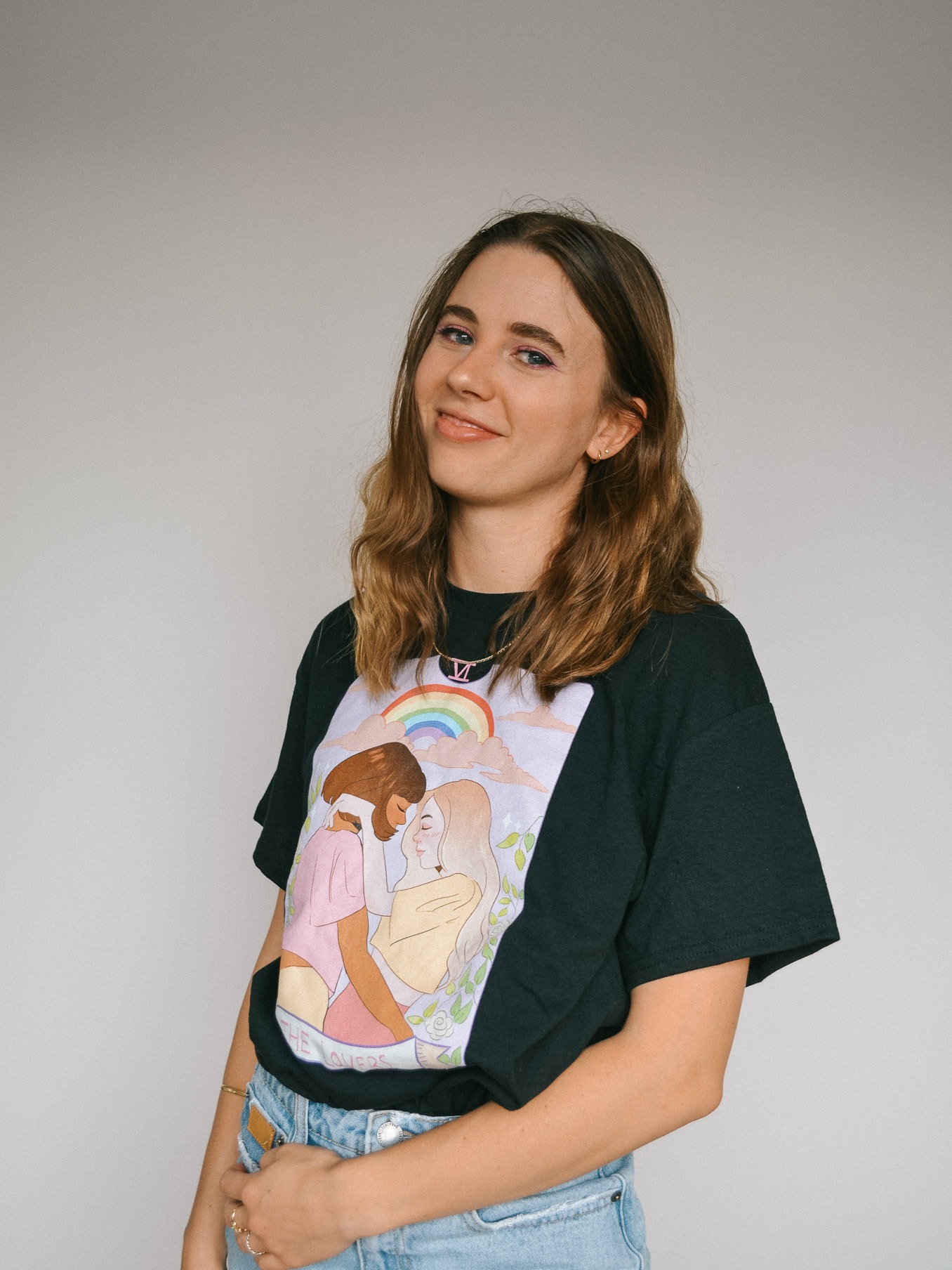 The Lovers Tee (Black) | Lauren Elloise — Official Merch
