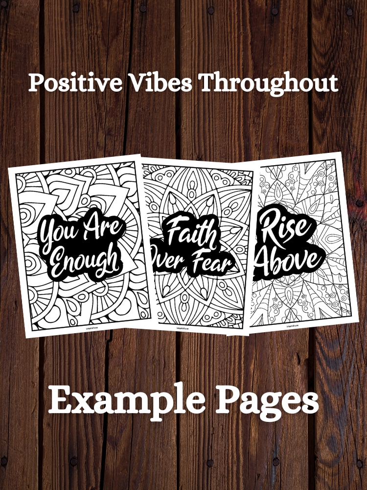 Inspire & Empower Adult Coloring Book | Motivational + Inspirational ...