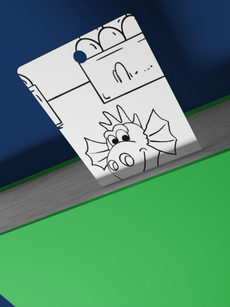 Printable Dragons Playing Sports Coloring Bookmarks - 2" x 6 ...