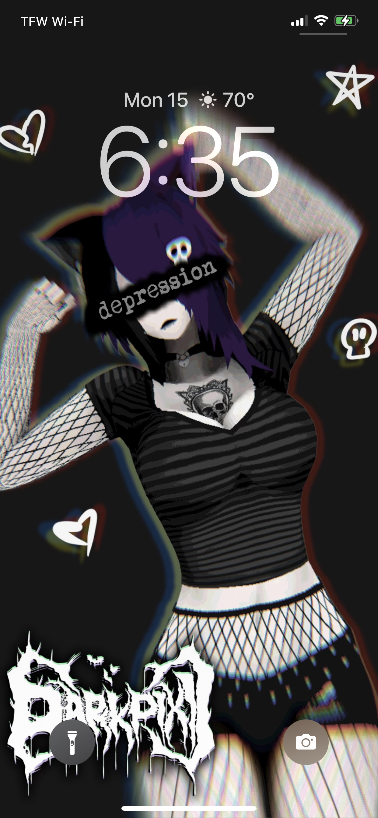 Darkpixi Emo Phone Wallpaper | Darkpixi Cult